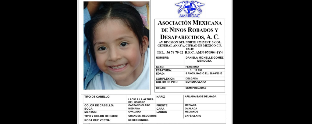 Ayúdanos a localizar a Daniela Michelle, tiene cinco años | CC News